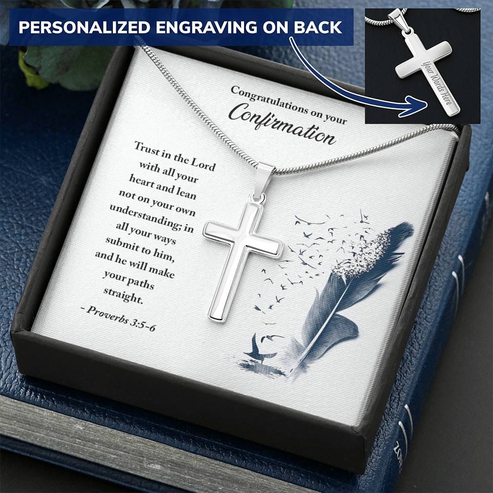 Congratulations On Your Confirmation - Personalized Cross Necklace ...
